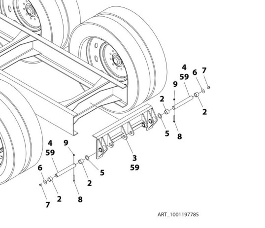 4691000573 TRUNNION PIN | Tipton Sales & Parts, Inc