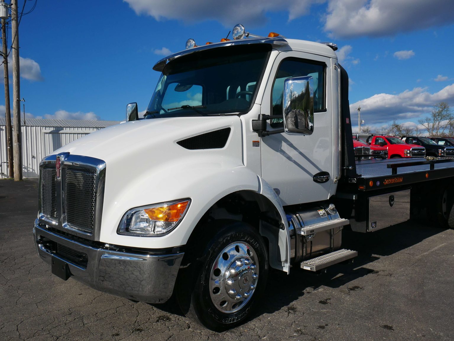 2024 Kenworth T280 - Jerr-Dan Steel Rollback - **SOLD** - Tipton Sales ...