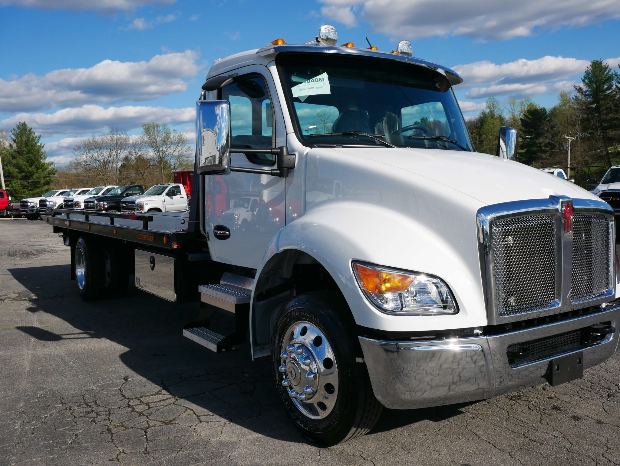 2024 Kenworth T280 - Jerr-Dan Steel Rollback - **SOLD** - Tipton Sales ...