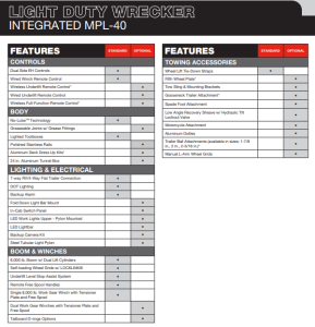 Jerr-Dan MPL40 Wrecker Body - Tipton Sales & Parts, Inc