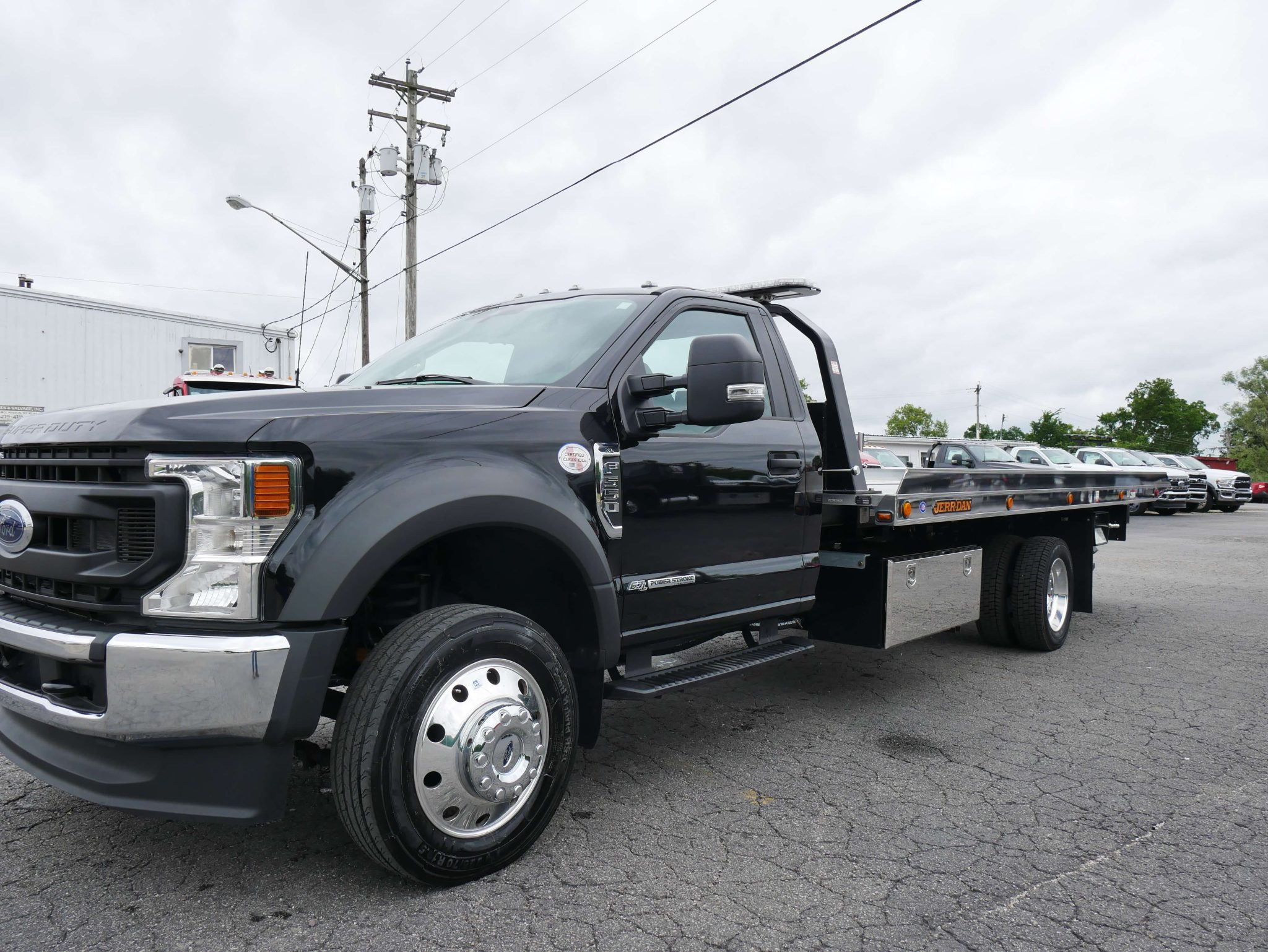 2022 Ford F550 - Jerr-Dan Aluminum Bed Rollback - Tipton Sales & Parts, Inc