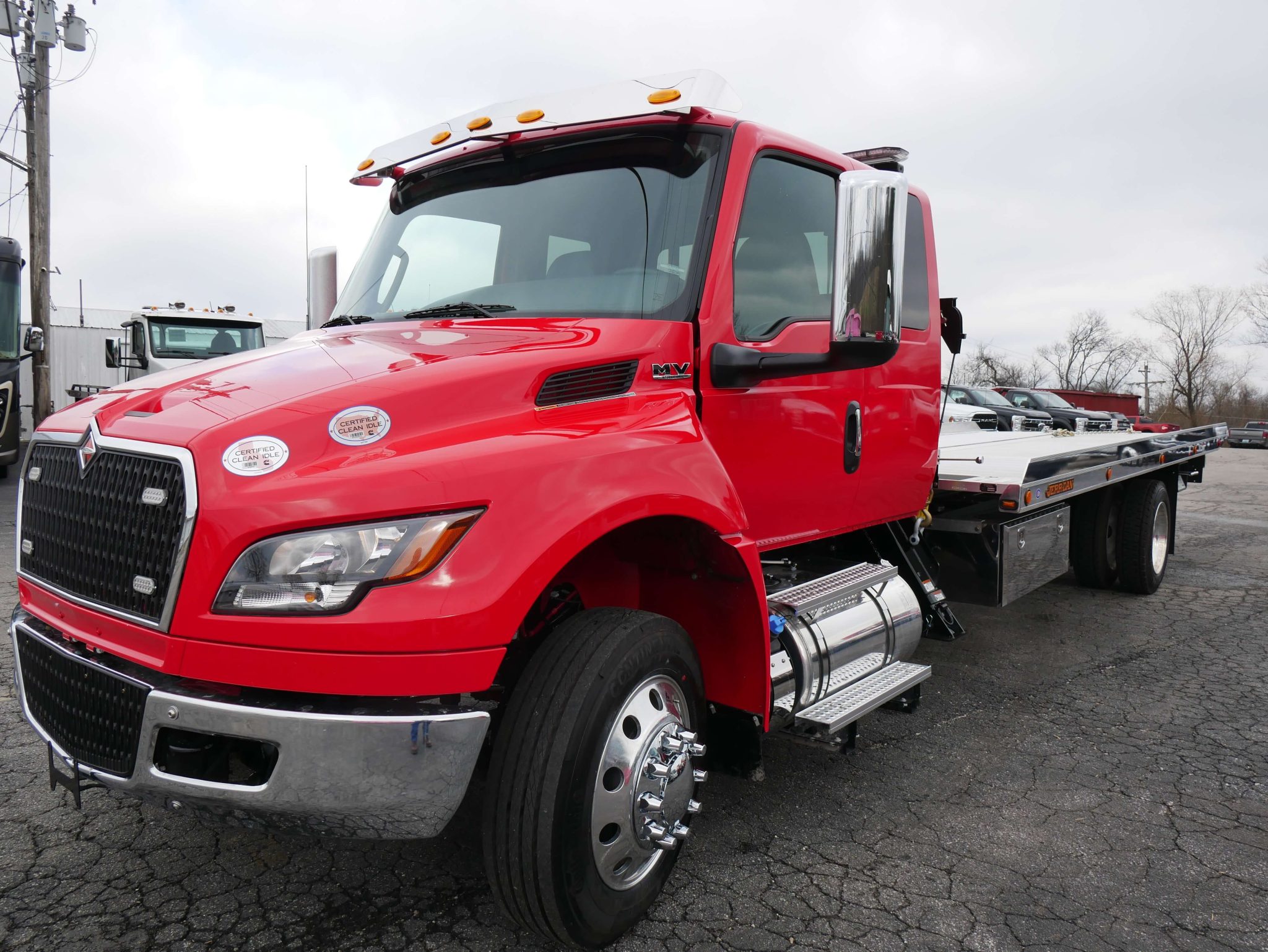2025 International MV607 Extended Cab w/SRS & 22ft Jerr-Dan Rollback ...